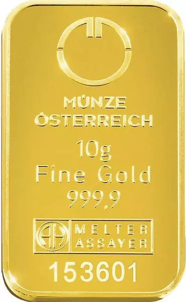Münze Österreich 10g Barren Gold Kinebar - Edelmetalle & Münzen ...